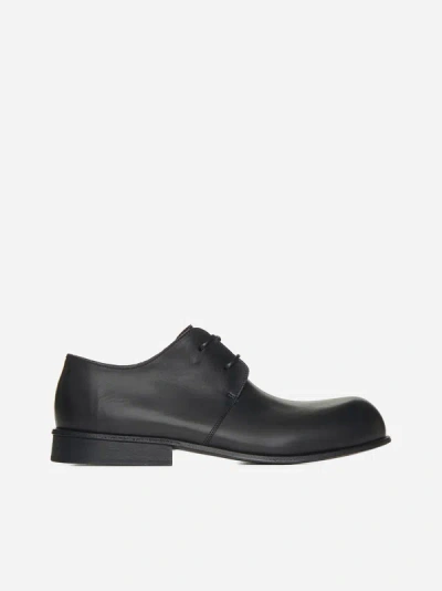Marsèll Leather Derby Shoes In Black | ModeSens