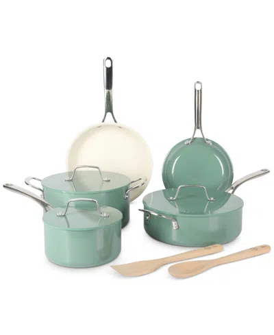 Martha Stewart Collection Premium Ceramic Nonstick Aluminum 10-pc ...