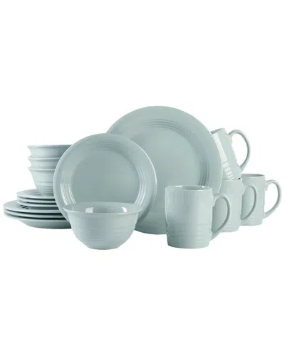 Martha Stewart Everyday 16pc Round Stoneware Dinnerware Set In Blue ... Martha Stewart Everyday 16pc Round Stoneware Dinnerware Set In Blue ...