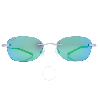 Maui Jim Aki Aki Mauigreen Oval Unisex Sunglasses Gm333-17m 50 In ...