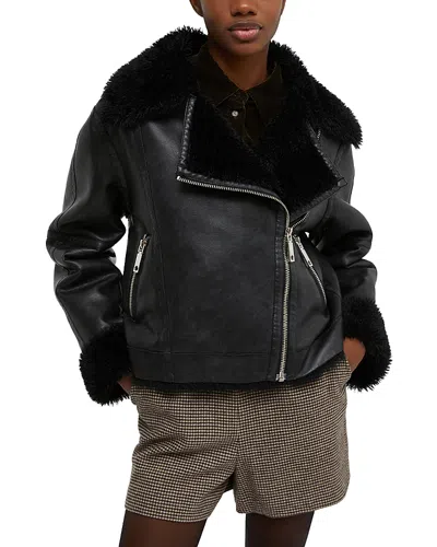 Max & Co . Bolla Faux Leather Jacket In Black | ModeSens
