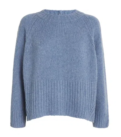 Max & Co Cashmere-blend Sweater In Blue | ModeSens