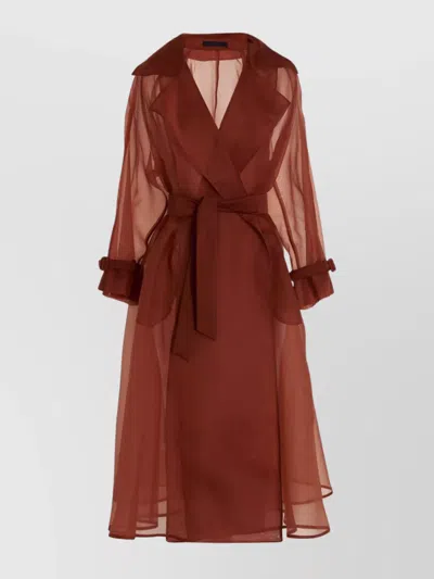 Max Mara Replica Trench Coat In Orange | ModeSens