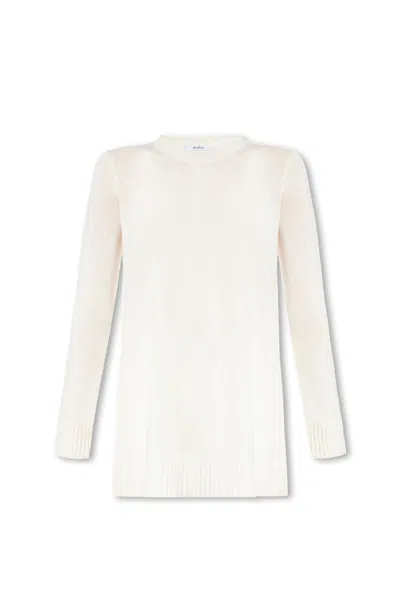 Max Mara Selina Cashmere Sweater In White | ModeSens