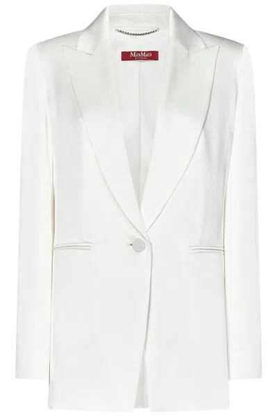 Max Mara Studio Galazia Single In White | ModeSens