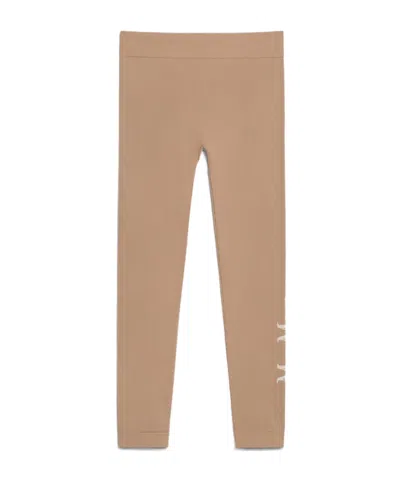 Max Mara Technology Logo Tights In White | ModeSens