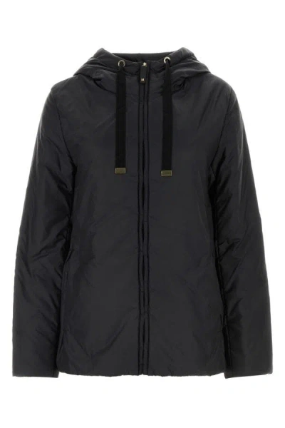 Max Mara The Cube Greenh Hooded Shell Jacket In Black | ModeSens