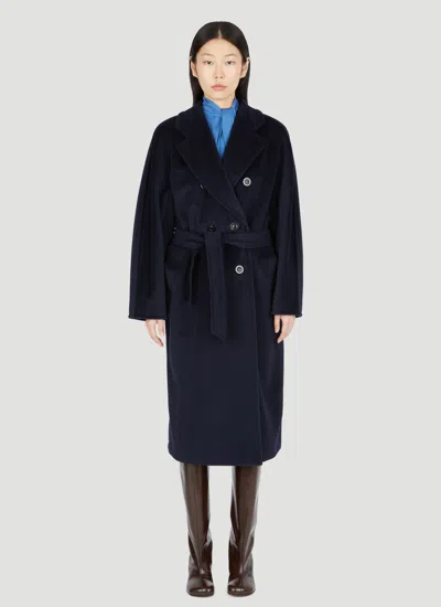 Max Mara Women Madame Coat In Blue | ModeSens