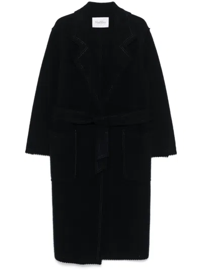 Max Mara Women Wool Long Coat In Multicolor | ModeSens