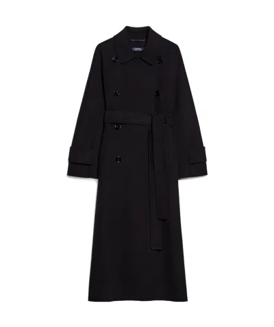 Max Mara Wool Coat In Black | ModeSens