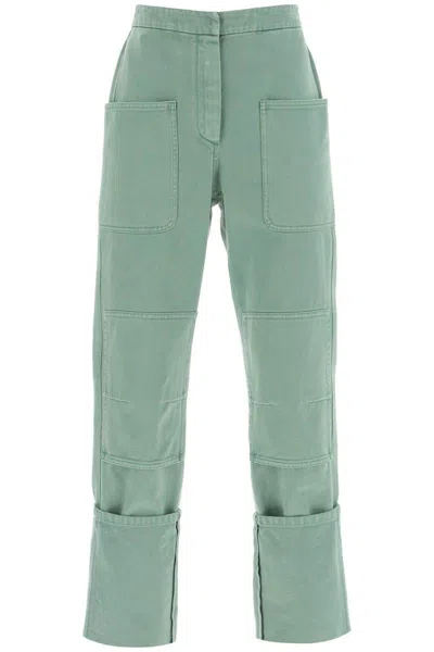 Max Mara Workwear Pants By Fac In Green | ModeSens