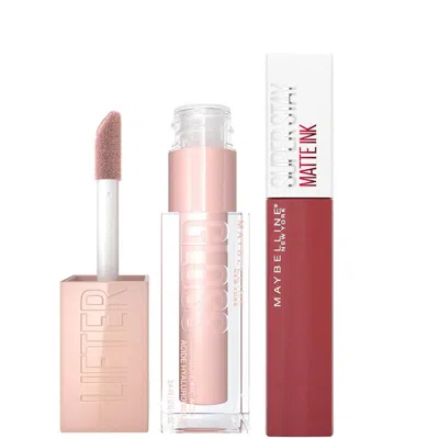 Maybelline Lifter Gloss And Superstay Matte Ink Lipstick Bundle ...