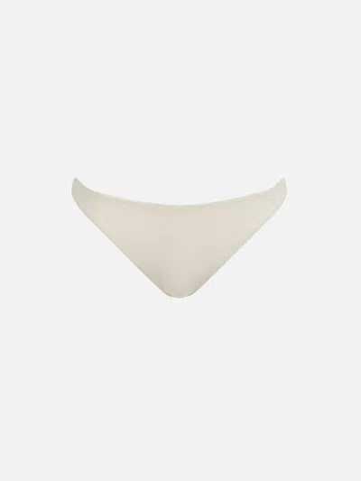 Mc2 Saint Barth Woman Cream Cheeky Swim Briefs Naomi In White Modesens