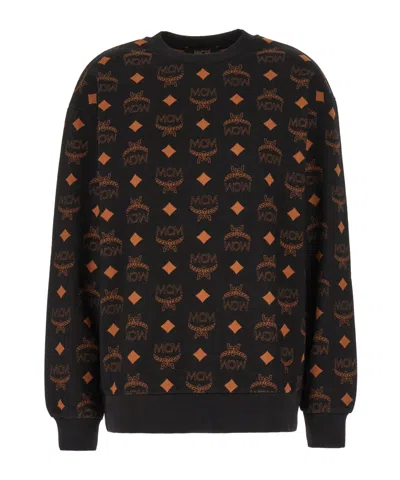 Mcm Printed Cotton Sweatshirt In Bk | ModeSens