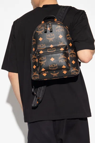 Mcm Backpack With Logo In Black | ModeSens