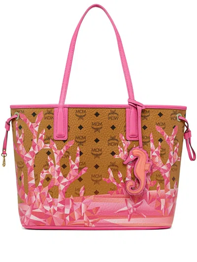 Mcm Medium Liz Tote Bag In Pink | ModeSens