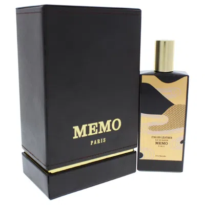 Memo Paris 2.53 oz Italian Leather Eau De Parfum For Unisex In Multi ...