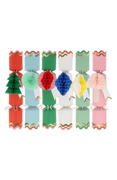 Meri Meri 6-pack Honeycomb Christmas Crackers In Multi | ModeSens