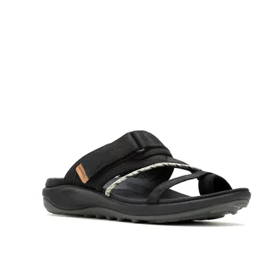 Merrell Women's Terran Post Wrap Sandals In Black | ModeSens