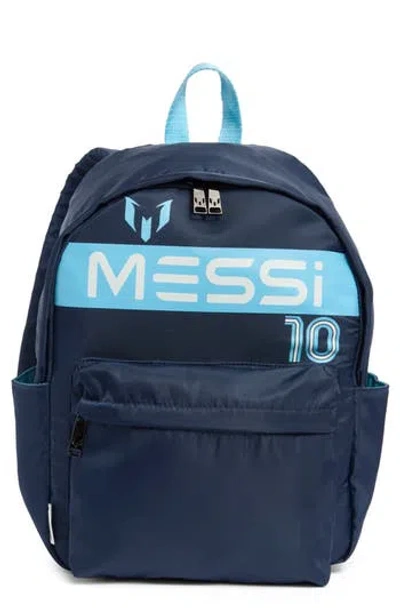Messi Kids' Logo Backpack In Light Blue/dark Blue | ModeSens