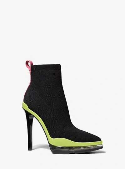 Michael Kors Keke Extreme Stretch Knit Boot In Black | ModeSens