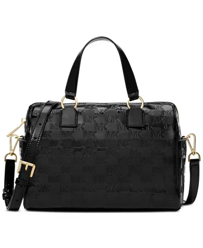 Michael Kors Michael Mason Medium Duffle Satchel In Black | ModeSens