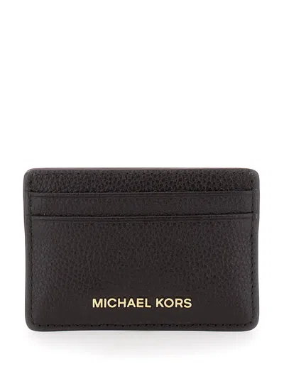 Michael Michael Kors Card Holder In Chocolate | ModeSens