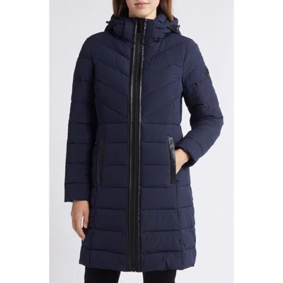 Michael Michael Kors Packable 400 Fill Power Puffer Coat In Admiral ...