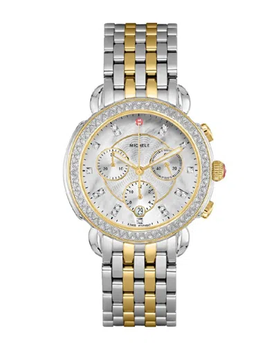 Michele Women's Sidney Diamond Watch In Gold | ModeSens