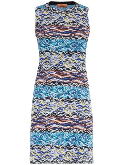 Missoni Women's Dresses Clear Blue In Multi | ModeSens