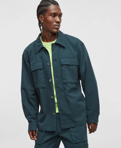 Mode Of One Men's Relaxed-fit Utility Shirt Jacket, Created For Macy's ...