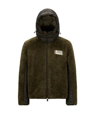 Moncler Double-sided Down Jacket In Green | ModeSens