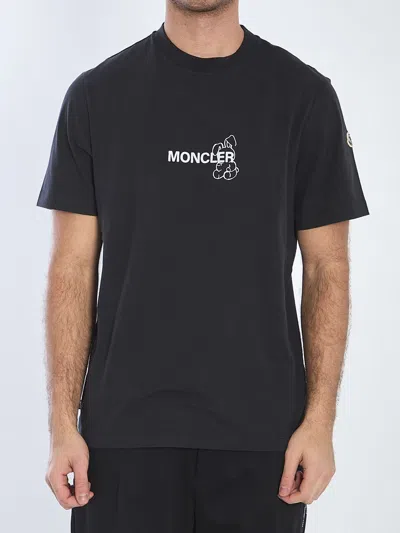 Moncler Genius Cartoon Logo T-shirt In Black | ModeSens