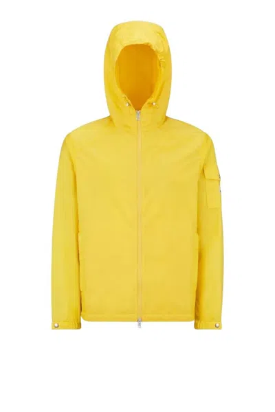 Moncler Sleek Active Jacket In Bold Yellow For Men In Openyellow | ModeSens