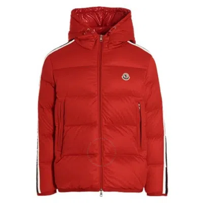 Moncler Sanbesan Short Down Hooded Puffer Jacket In Red | ModeSens