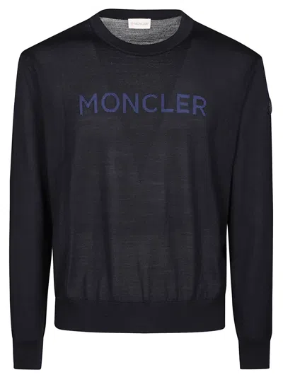 Moncler Sweater In Blue | ModeSens