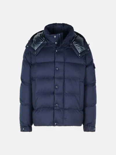 Moncler 'vezere' Navy Wool Down Jacket | ModeSens