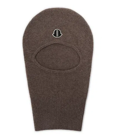 Moncler X Rick Owens Ski Mask In Grey | ModeSens