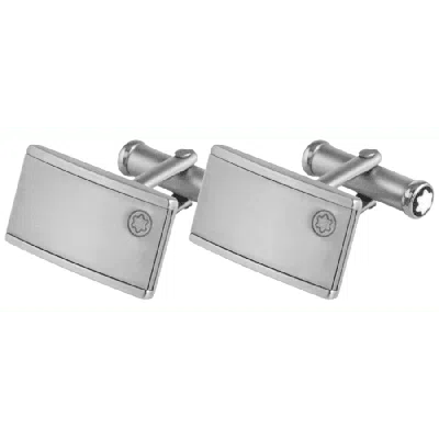 Mont Blanc Montblanc Contemporary Tungsten And Steel Men's Cufflinks ...
