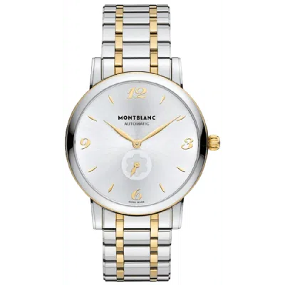 Mont Blanc Montblanc Star Classique Automatic Silver Dial 18k Gold And ...