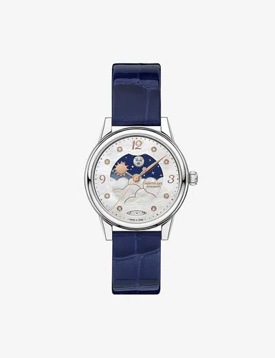 Montblanc 129758 Bohème Day & Night Stainless-steel And Leather ...