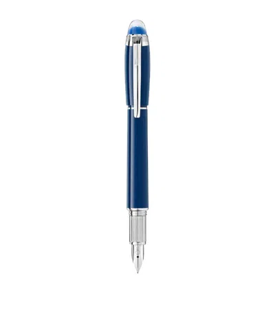 Montblanc Starwalker Blue Planet Fountain Pen | ModeSens