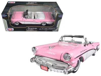 Motormax 1957 Buick Roadmaster 1 By 18 Diecast Model Car - Pink | ModeSens