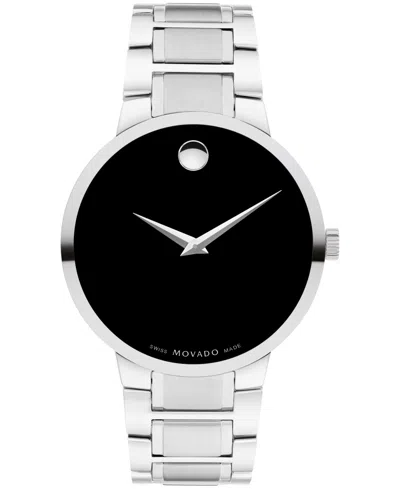 Movado Men's Stiri 40mm Quartz Watch 0607277 In Silver | ModeSens