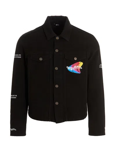 Msftsrep Logo Denim Jacket In Black | ModeSens