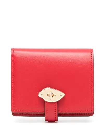 Mulberry Lana Compact Wallet In Red | ModeSens