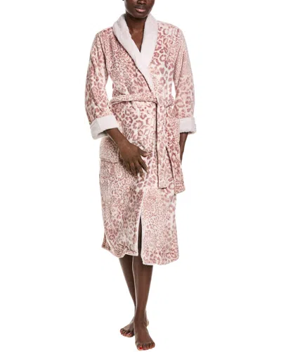 N Natori Leopard Robe In Pink | ModeSens