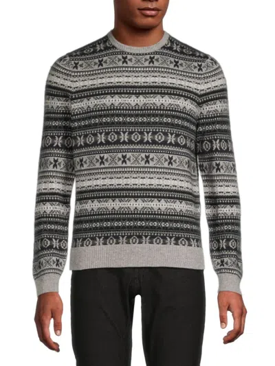 Naadam Men's Fair Isle Wool & Cashmere Sweater In Cement Multi | ModeSens