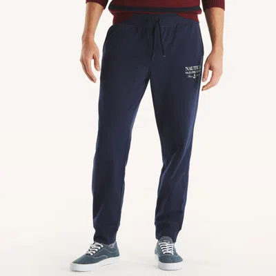 Nautica Mens French Terry Jogger In Blue | ModeSens