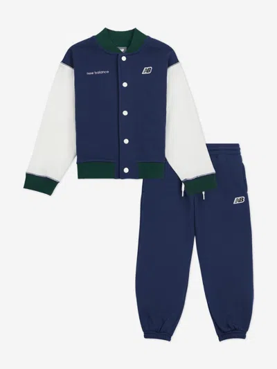 New Balance Baby Boys Premium Baseball Tracksuit In Blue | ModeSens